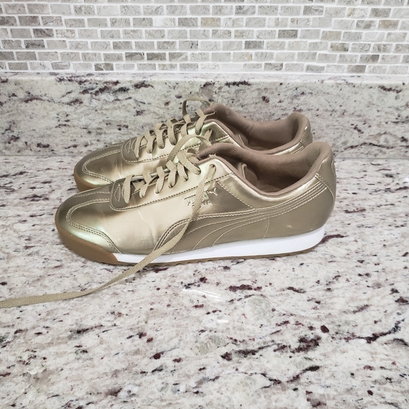 Puma | Shoes | Puma Roma Gold Sneakers Shoes | Poshmark